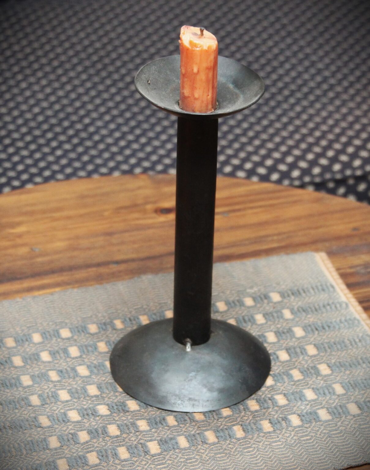 10" iron rod candlestick - The American Heritage Shop,LLC